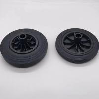 China Wheelbarrow Pneumatic Rubber Spare Parts Rubber Tyre Hand Trolley Wheel for sale