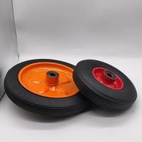 China 300-8 350-4  350-8 400-8 solid rubber tyre for trolley for sale