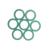 China The factory provides high-quality small-size fluororubber O-ring sealing ring with green color. for sale