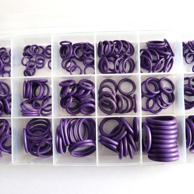 China Box specification Oring kit 30sizes 382pcs red/yellow/blue color oring box High Quality Rubber O-Ring Kit Set Repair box for sale