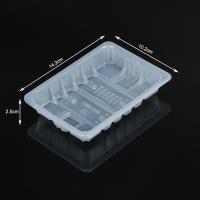 China Frozen Food Plastic PP Supermarket Blister Packaging Tray Disposable for sale