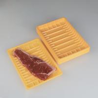 China Yellow Hengmaster Plastic Disposable Vegetable Tray For Meat Seafood for sale