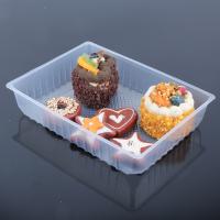 China FDA Certificated Square Food Trays Plastic Disposable for sale