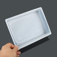 China FDA Certificated Square Food Trays Plastic Disposable for sale