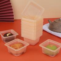 China Disposable PP Food Grade Mooncake Plastic Blister Tray Pastry Container for sale