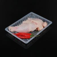 China Rectangle Frozen Food Tray Packaging Customized Logo for sale