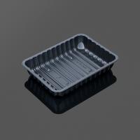 China Eco Friendly Disposable MAP Plastic Frozen Fresh Food Black PP Pork Meat Package Packaging Trays for sale