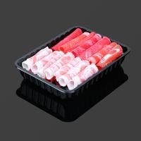 China Disposable Black PET Plastic Food and Meat Packaging Tray For Supermarket for sale