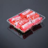 China Disposable Black PET Plastic Food and Meat Packaging Tray For Supermarket for sale