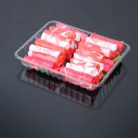 China Disposable Black PET Plastic Food and Meat Packaging Tray For Supermarket for sale