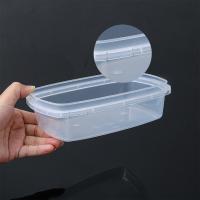 China Frozen 650ml PP Square Household Large Capacity Food Crisper Container Box for sale