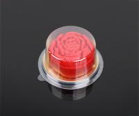 China Food Grade PET 7.7*3.5cm Disposable Mooncake Pastry Packaging Tray for sale