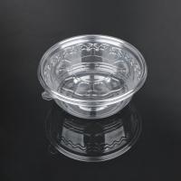 China Eco Friendly Large PET Food Bowl Disposable Fruit Salad Containers for sale