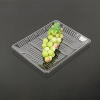China Food Grade 260x210x15mm Disposable plastic Vegetable packing Trays for sale