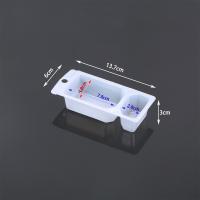 China Hengmaster Disposable Coconut Spread &Pretzels Two Caompartment Tray Chocolate Biscuit Blister Plastic Tray Packaging for sale