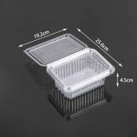China Hengmaster Food Grage Disposable Plastic Honeycomb Container Disposable PET Snack Tray for sale