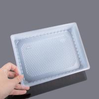 China White 0.65mm Food Grade Disposable Plastic Containers for sale