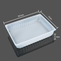 China White 0.65mm Food Grade Disposable Plastic Containers for sale