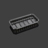 China Supermarket Clear 19*10*2.5cm Plastic Meat Packaging for sale
