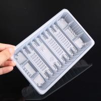 China Rectangle White 18*11*2.5cm Frozen Food Tray Packaging for sale