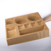 China Yellow 9 Compartment 41cm Plastic Food Tray Packaging for sale