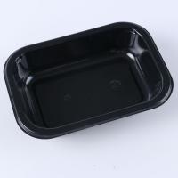 China Black 20*15*6cm Disposable Airline CPET Food Trays for sale