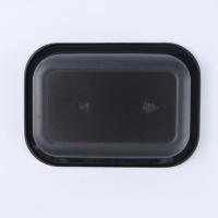 China Black 20*15*6cm Disposable Airline CPET Food Trays for sale
