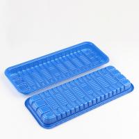 China Blue Color Food Grade Material 20*16.5*3.5cm PP Food Tray for sale