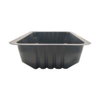 China PP Microwave Safe 20*14*5.5cm Disposable Vegetable Trays for sale