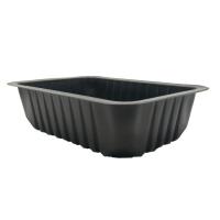 China PP Microwave Safe 20*14*5.5cm Disposable Vegetable Trays for sale