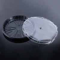 China Round 27*3.3cm Disposable Plastic Blister Tray With Lid for sale