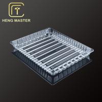 China PET Disposable Biodegradable Plastic Blister Tray Fresh Food Packing for sale