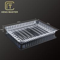 China PET Disposable Biodegradable Plastic Blister Tray Fresh Food Packing for sale