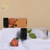 China Custom Clear 10 Oz Plastic Juice Bottles Mini Milk Tea Rectangle Water Bottle for sale