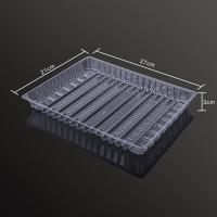 China 21g Clear Plastic Blister Tray Fresh Meat Fruit Frozen Food Packing for sale