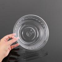 China Clear Cookies Pies Disposable Plastic Food Box Round Desserts Salads for sale