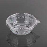China Clear Cookies Pies Disposable Plastic Food Box Round Desserts Salads for sale
