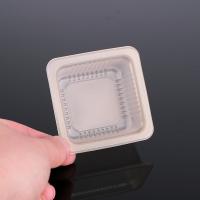 China PP Plastic Pastry Packaging 6.8*6.8*3.4cm Mooncake Plastic Pastry Box for sale