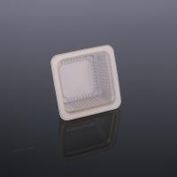 China PP Plastic Pastry Packaging 6.8*6.8*3.4cm Mooncake Plastic Pastry Box for sale