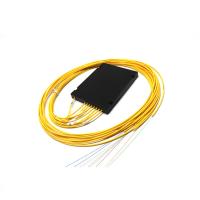 China 1x8 ABS Cassettes Fiber Optic Splitter Splice / Pigtailed SC APC Connector Box Type for sale