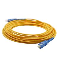 China G657A1 G652D SC APC UPC Simplex Single Mode Fiber Optic Patch Cord 0.25dB for sale