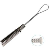 China Fiber Optic P Type Drop Wire Clamp 17x17x196mm FTTH Accessories Metal Plastic Outdoor for sale