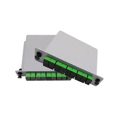 China 1x8 1x16 Insertion Card Type PLC Splitter With SC/APC Connector for sale