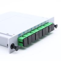 China 1x8 1x16 Cassette Type PLC Splitter With SC/APC UPC Connector for sale