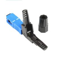China SC APC UPC Single Mode Field Assembly Optical Fast Connector For Ftth Drop Cable for sale