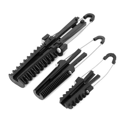China Aluminum Overhead Anchor Drop Cable Clamp wire Wedge Clamp Fiber Optical Line for sale