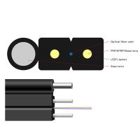 China FRP Flat Drop Fiber Cable 1-4 Cores G.657A2 LSZH 5.2x2.0mm Indoor for sale