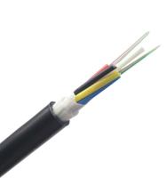 China 12 Cores Single Jacket Span 100 ADSS Fiber Optic Cable All Dielectric Self Supporting for sale