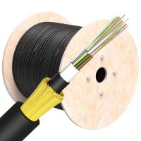 China 12 Cores Single Jacket Span 100 ADSS Fiber Optic Cable All Dielectric Self Supporting for sale