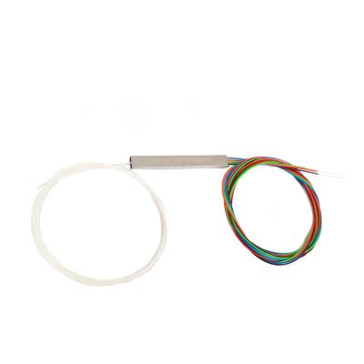China FTTH Fiber Optic  1X4 Steel Tube Type Without Connector Plc Splitter for sale